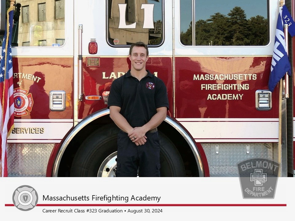 FIREFIGHTER SHEA GRADUATES THE MASSACHUSETTS FIREFIGHTING ACADEMY IN ...