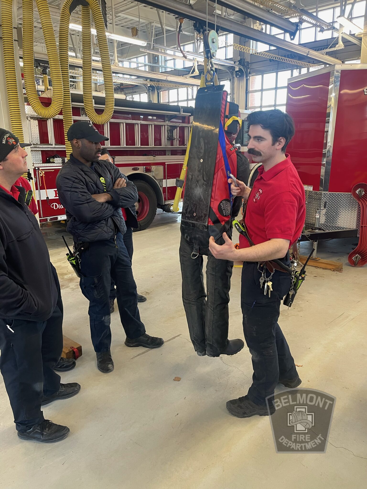 TRAINING ON NEW TECHNICAL RESCUE EQUIPMENT – Belmont Fire Department