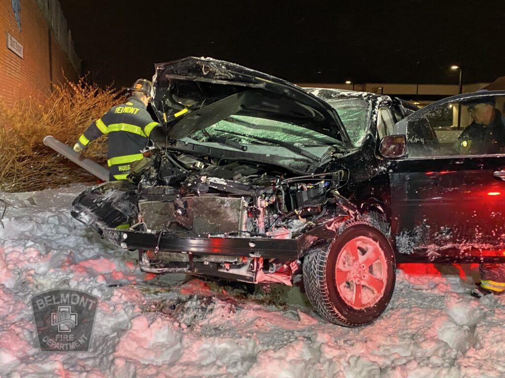 CRASH BETWEEN A TRAIN AND A CAR ON BRIGHTON STREET – Belmont Fire ...